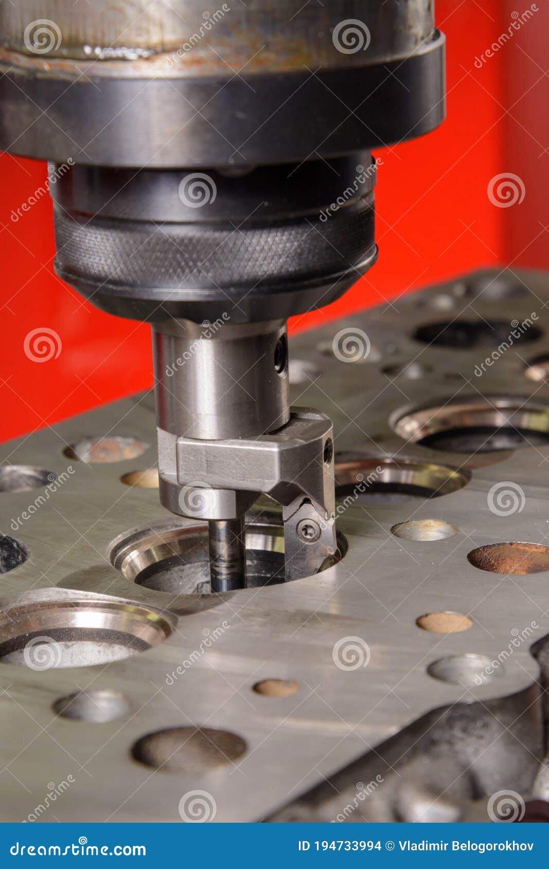 A Machine for Grinding Car Valves is Being Set Up in the Workshop ...