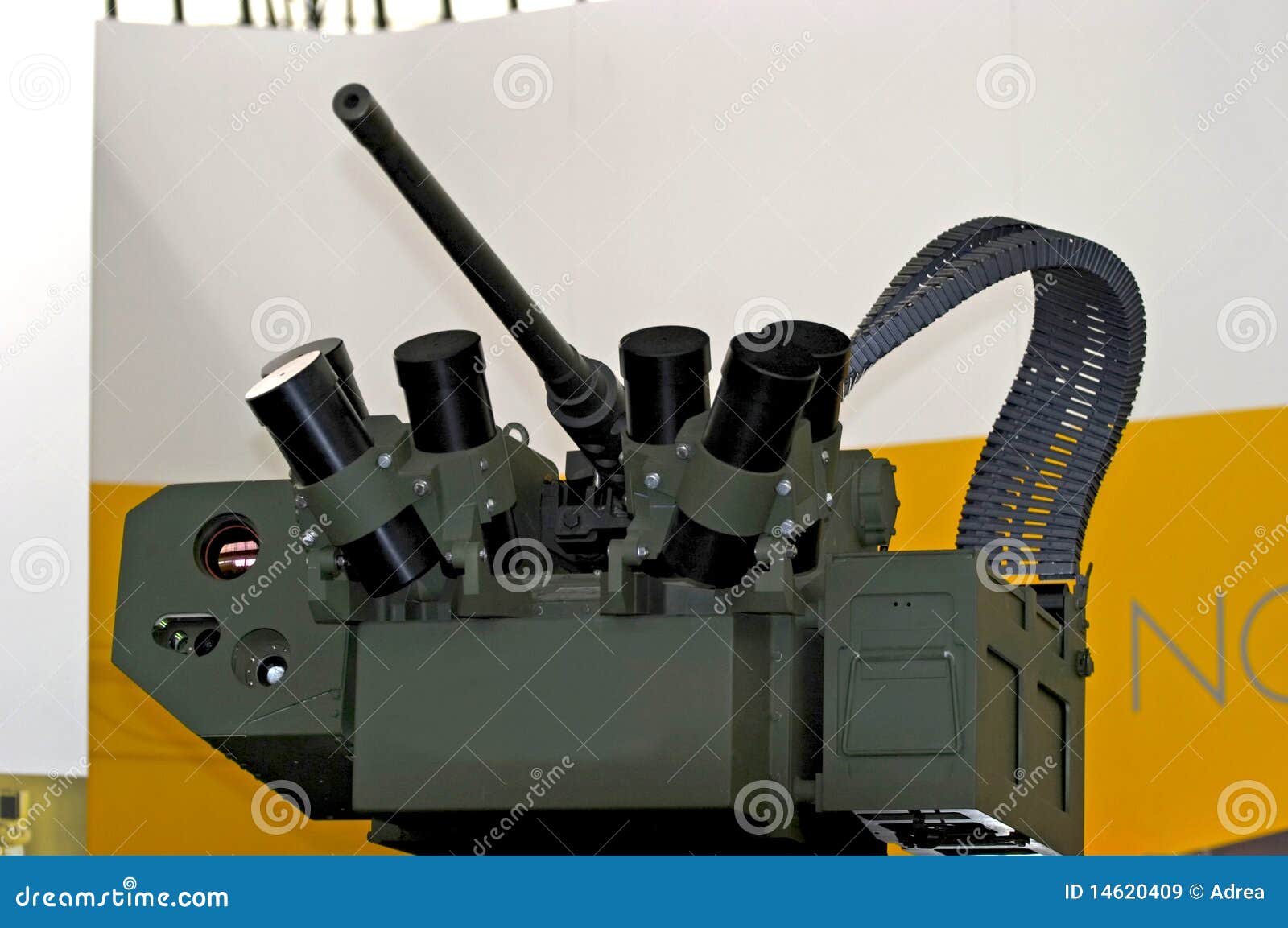 Antiaircraft Machine Gun Mounted On A Tank Stock Photography ...