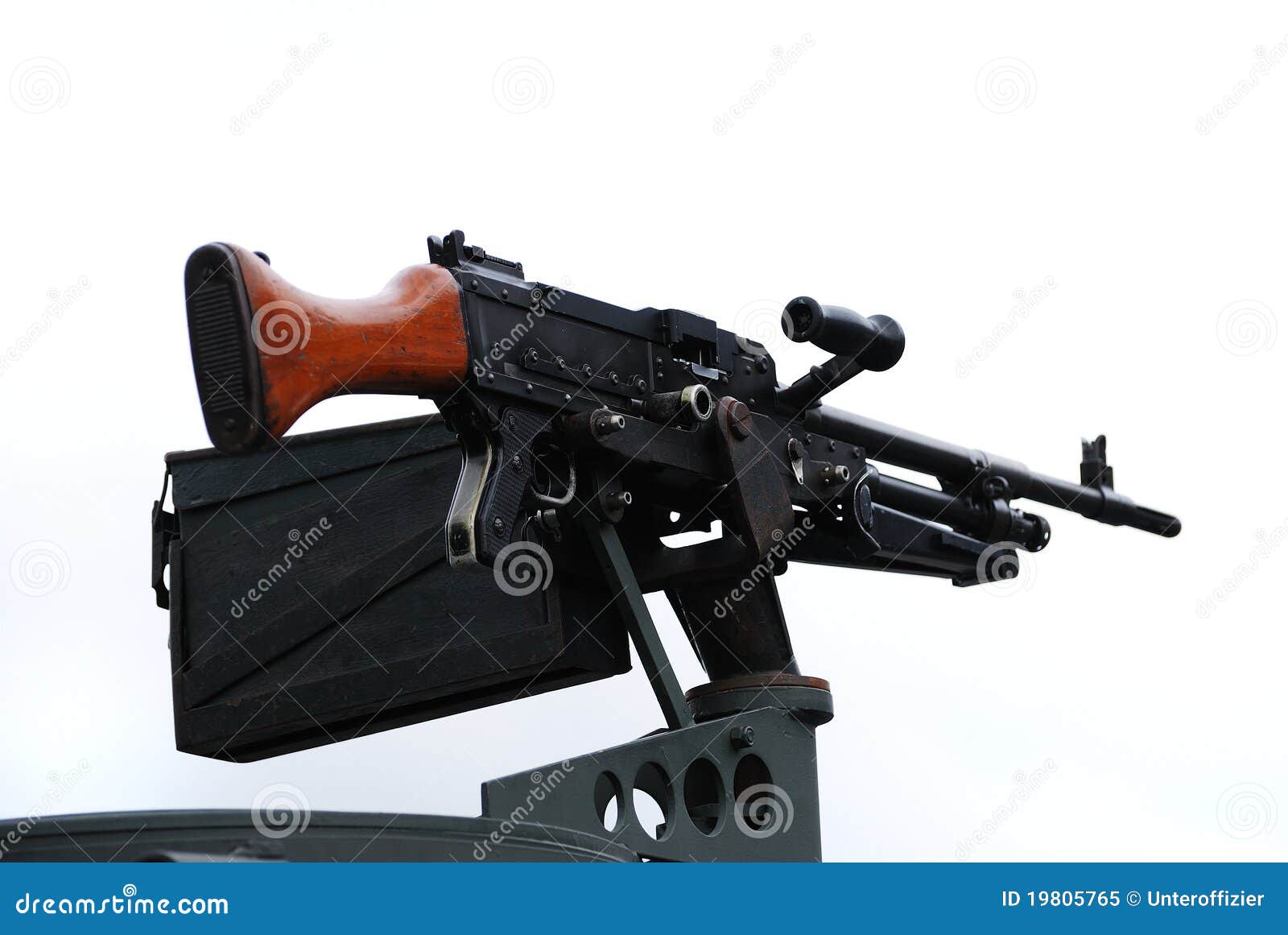 Machine Gun stock image. Image of sight, fight, iron - 19805765