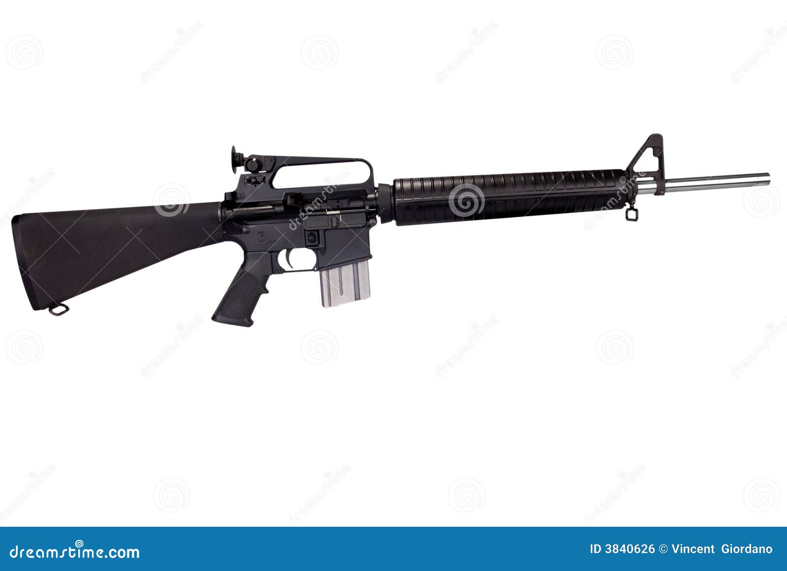 Machine gun stock photo. Image of handle, ar15, load, fire - 3840626