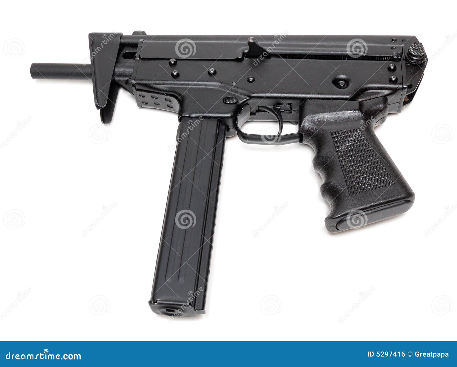 Machine gun stock photo. Image of killing, warfare, rifle - 5297416