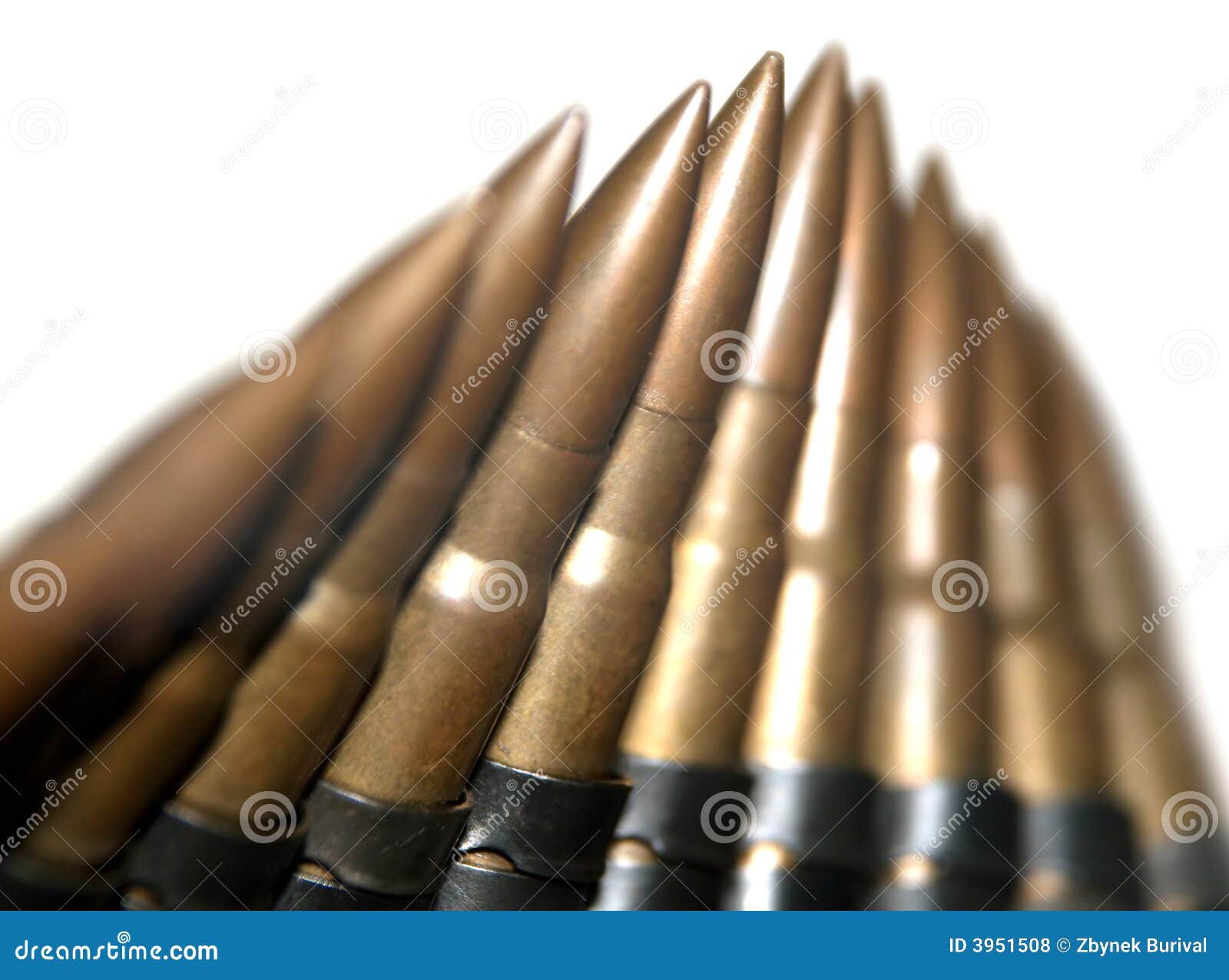 Machine gun ammo stock photo. Image of shell, machine - 3951508