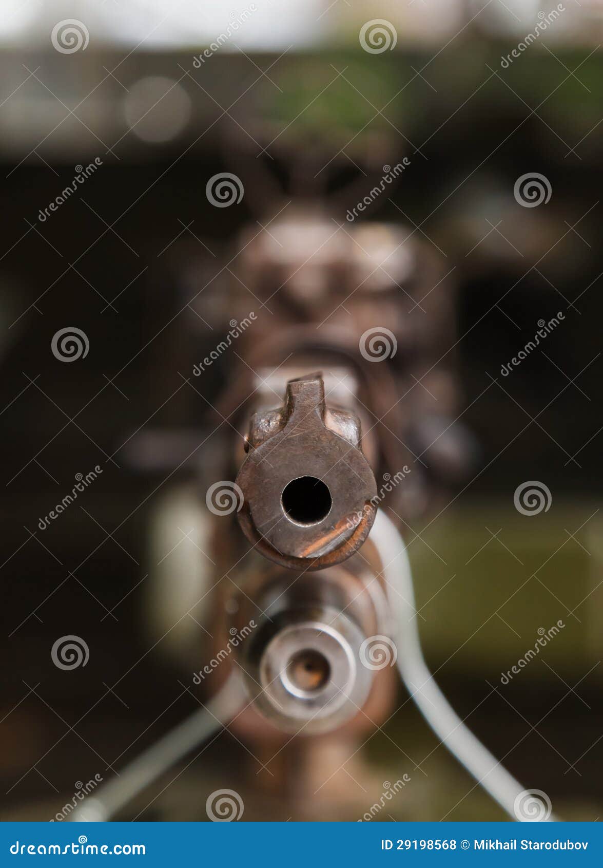 Machine Gun Barrel Close-up Stock Photo - Image of canon, danger: 29198568