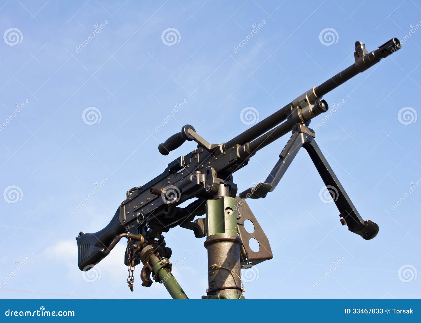 Machine Gun stock image. Image of bullet, explosive, armored - 33467033