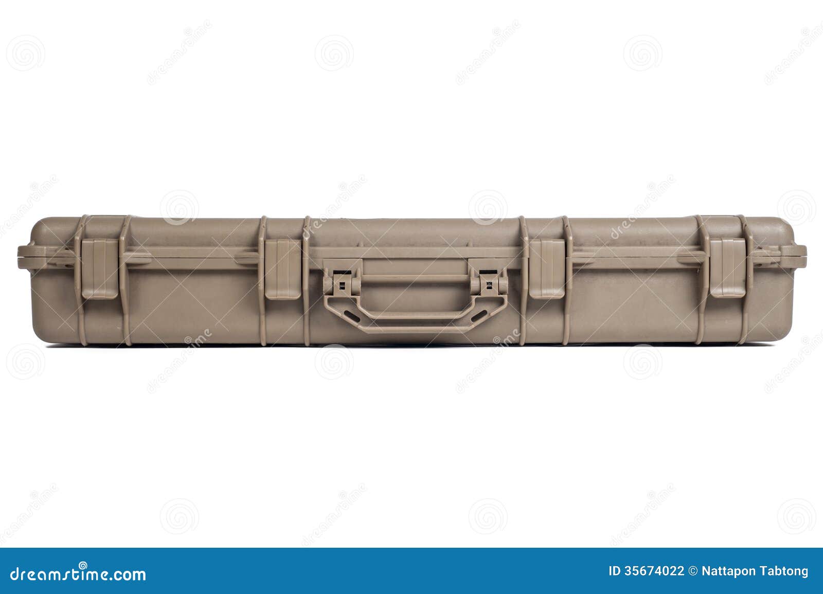 Machine Gun Box Soft Secure Storage Case Isolated Stock Photo - Image ...