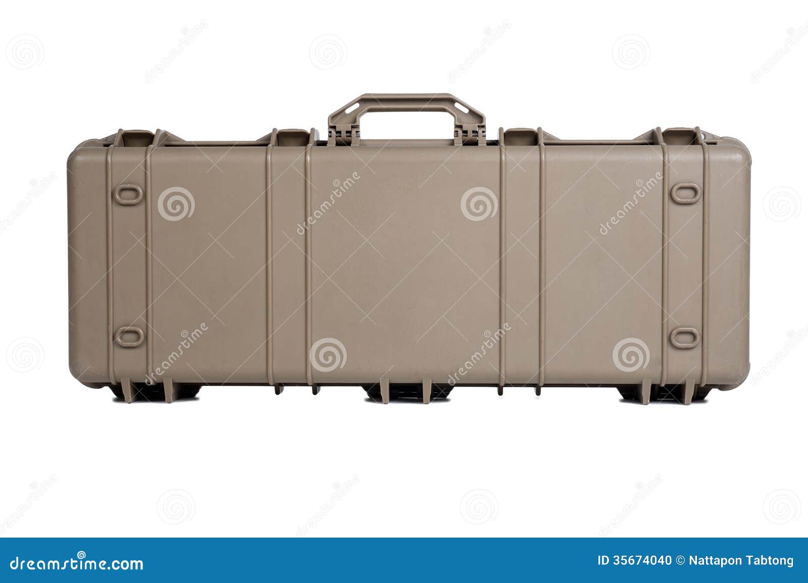 Machine Gun Box Soft Secure Storage Case Isolated Stock Photo - Image ...