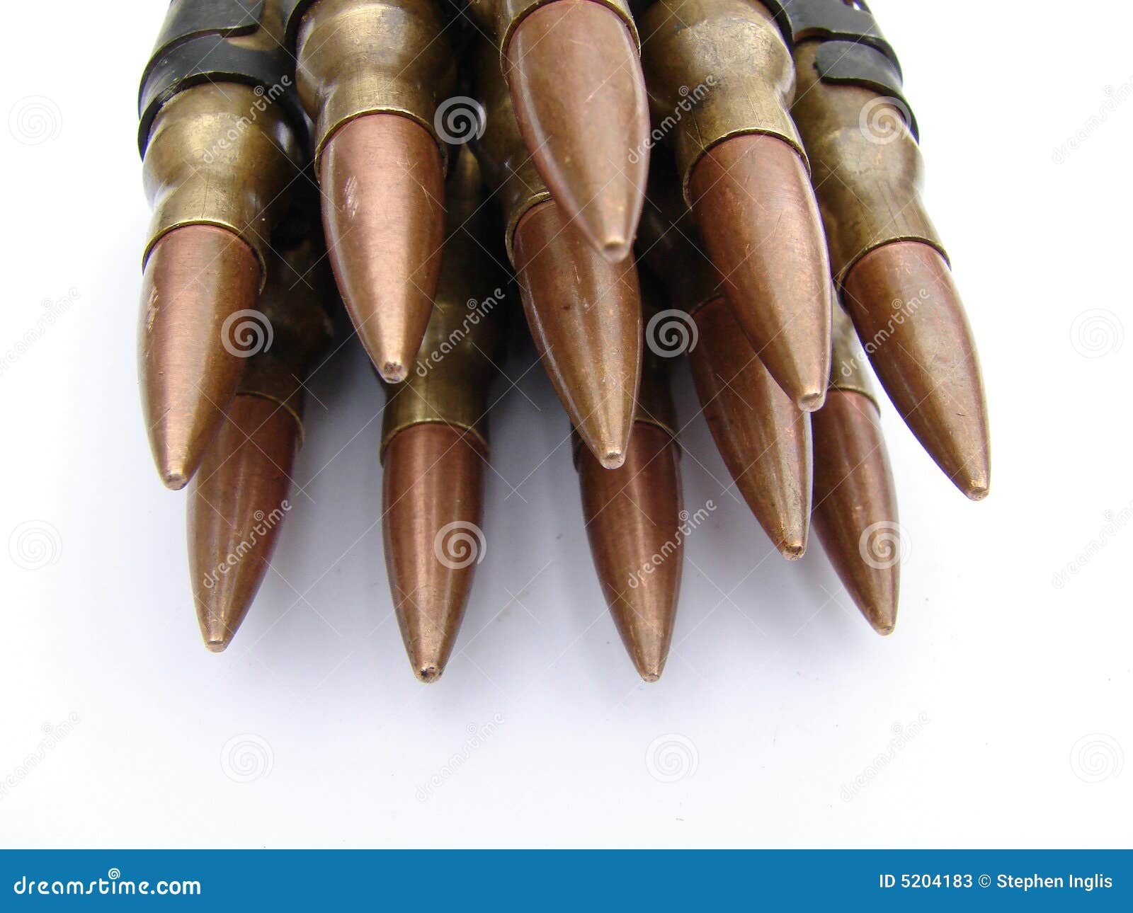 Machine Gun Bullets stock image. Image of gimpy, ammo - 5204183
