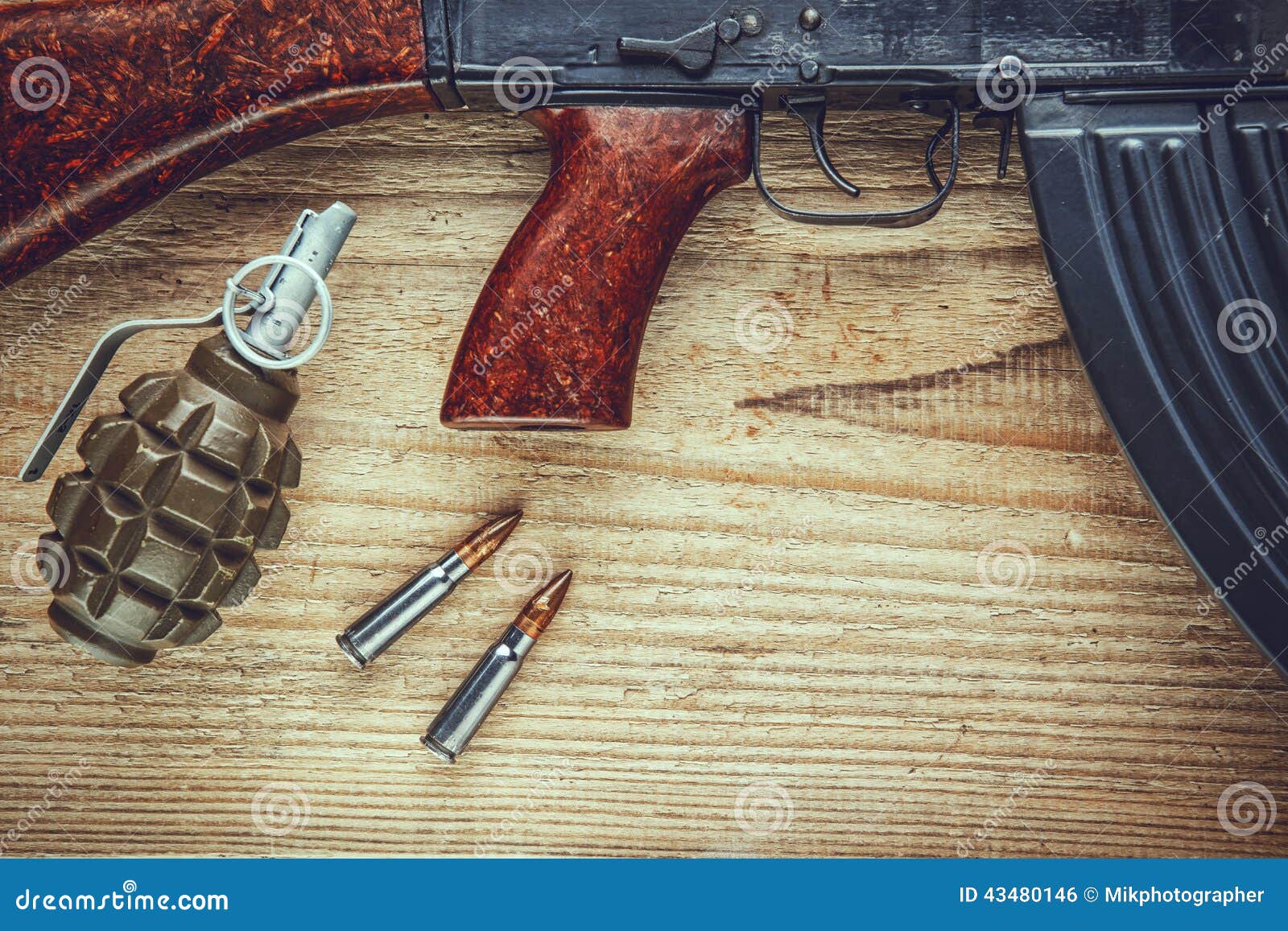 AK47 AKM Field Stripped. KALASHNIKOV Royalty-Free Stock Photography ...