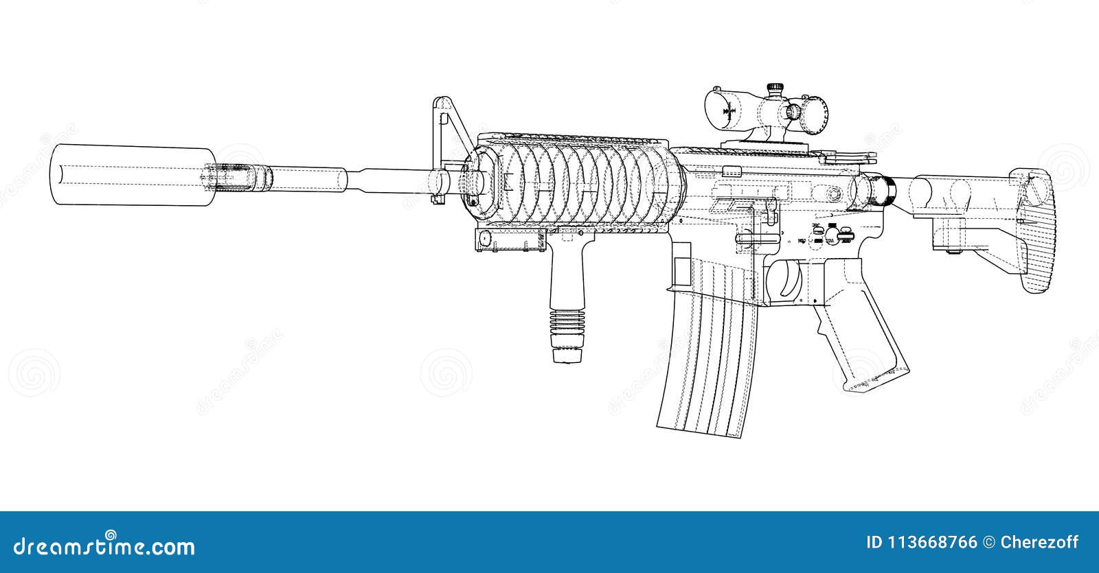Machine Gun Sketch