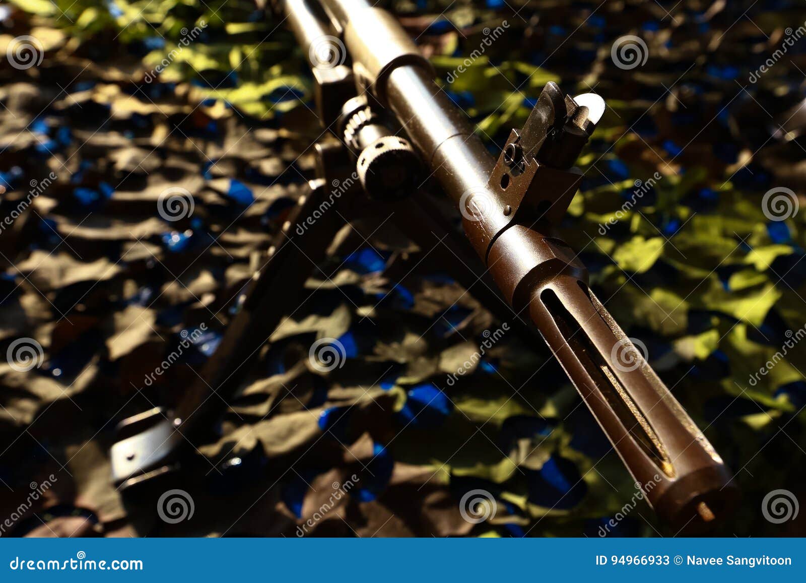Machine gun stock image. Image of sight, white, gunpoint - 94966933