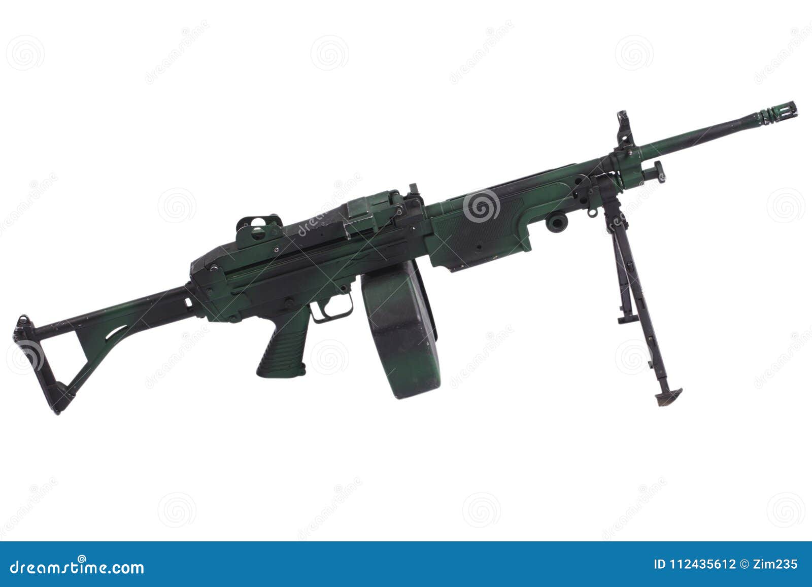 Machine gun stock photo. Image of marines, strike, isolated - 112435612
