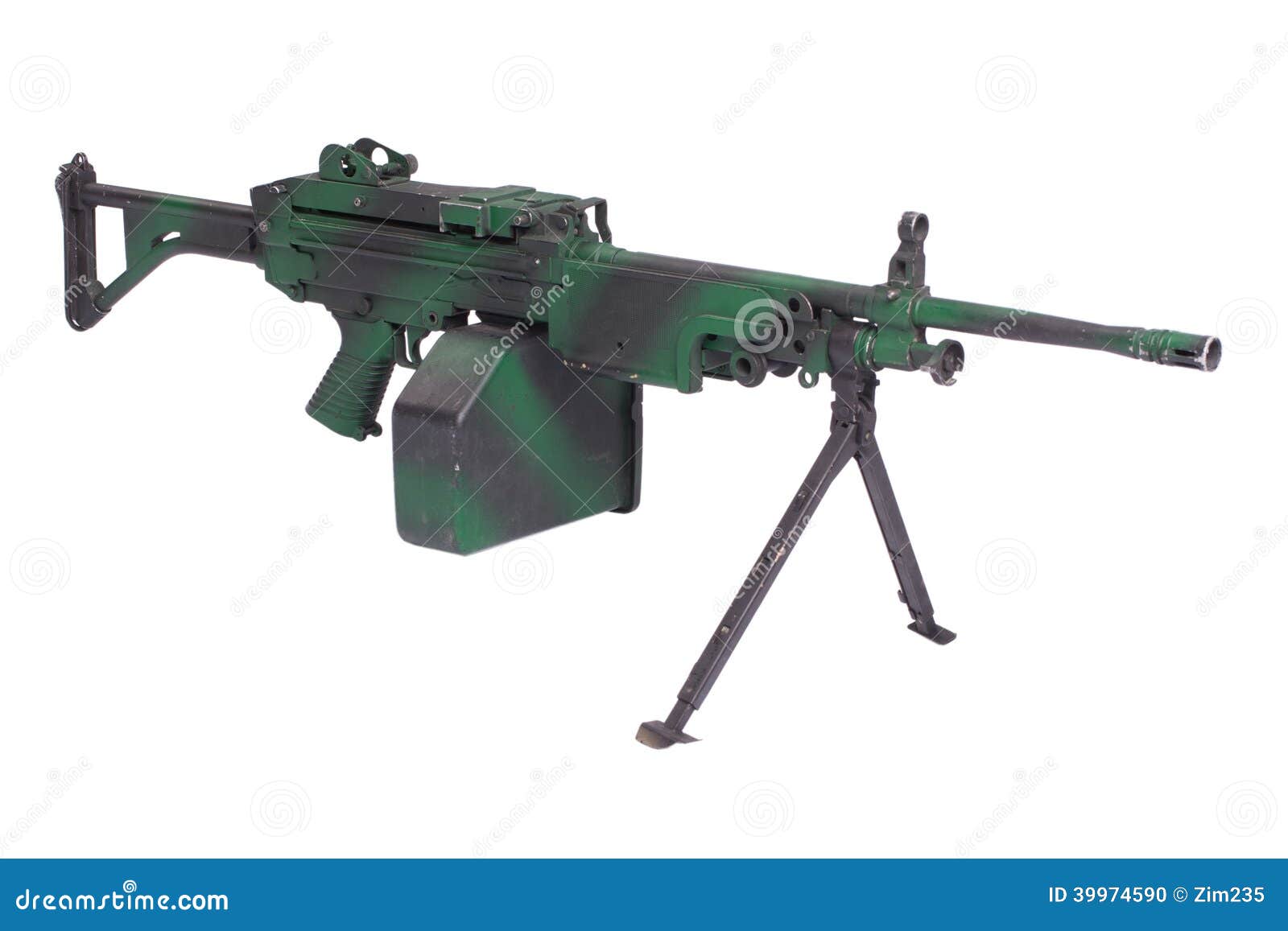 Machine gun stock photo. Image of machine, machinegun - 39974590