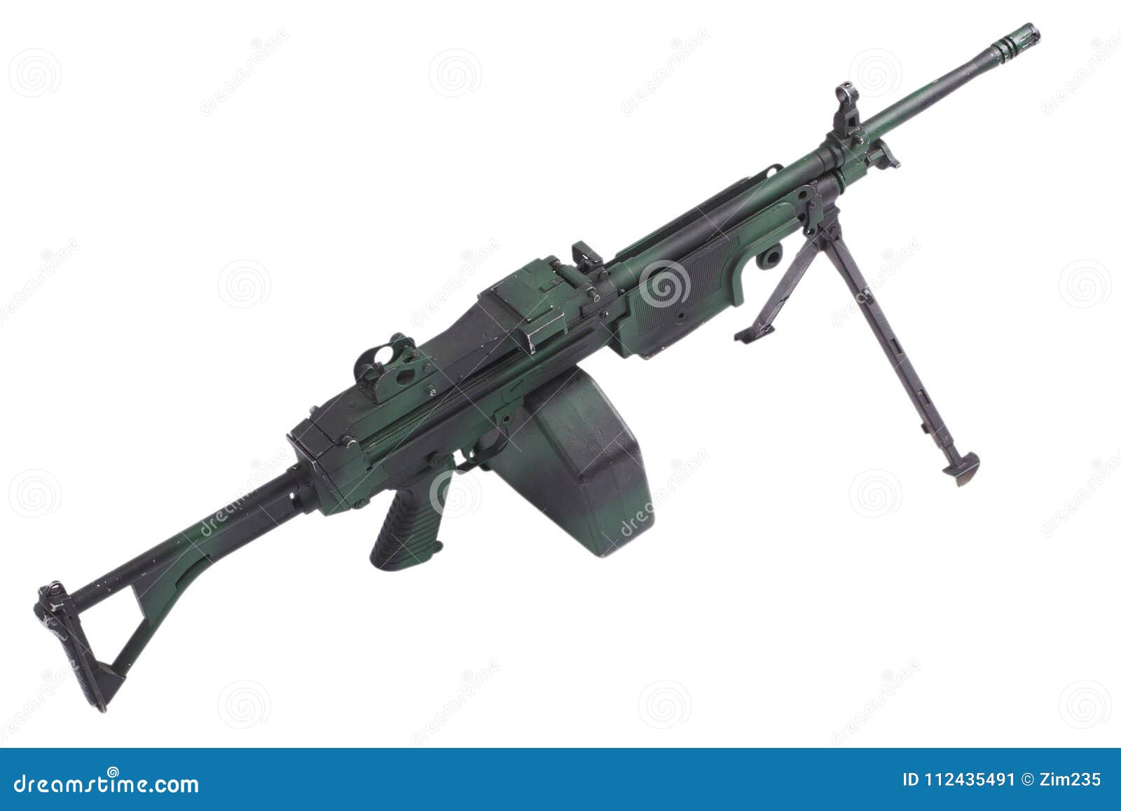 Machine gun stock image. Image of machinegun, black - 112435491