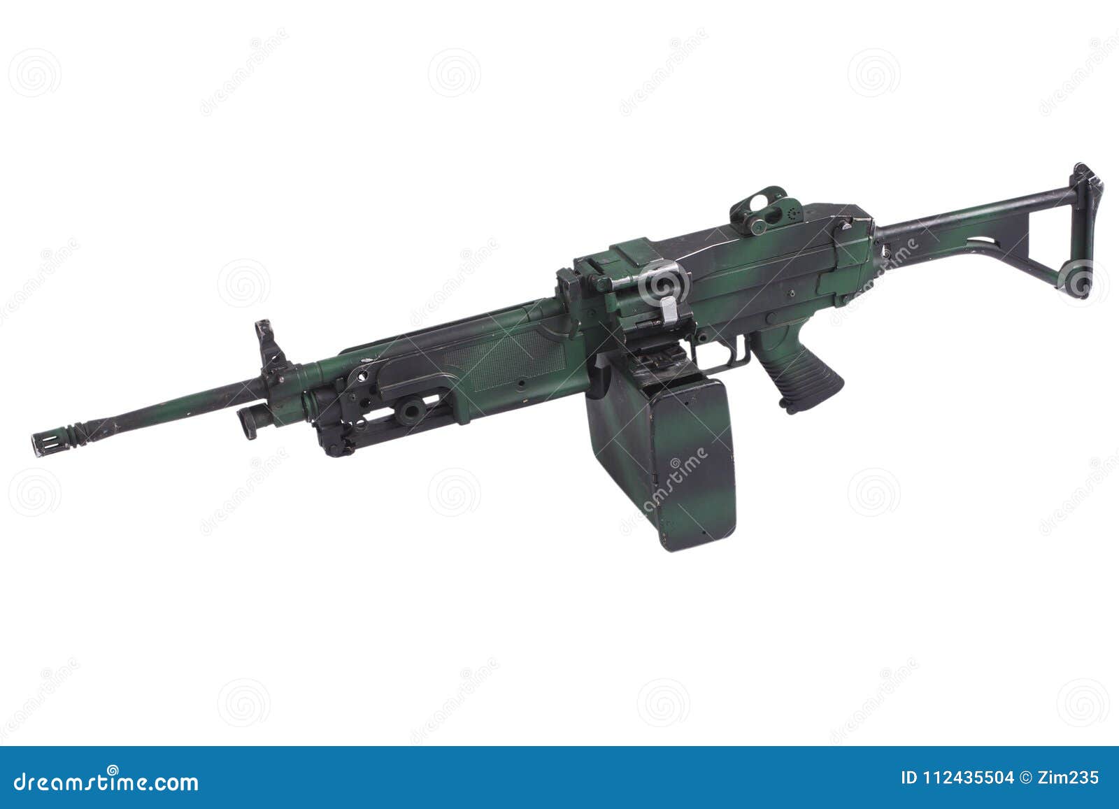 Machine gun stock photo. Image of shot, military, machinegun - 112435504