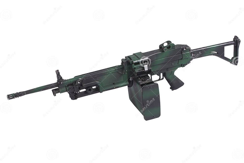 Machine gun stock photo. Image of shot, military, machinegun - 112435504