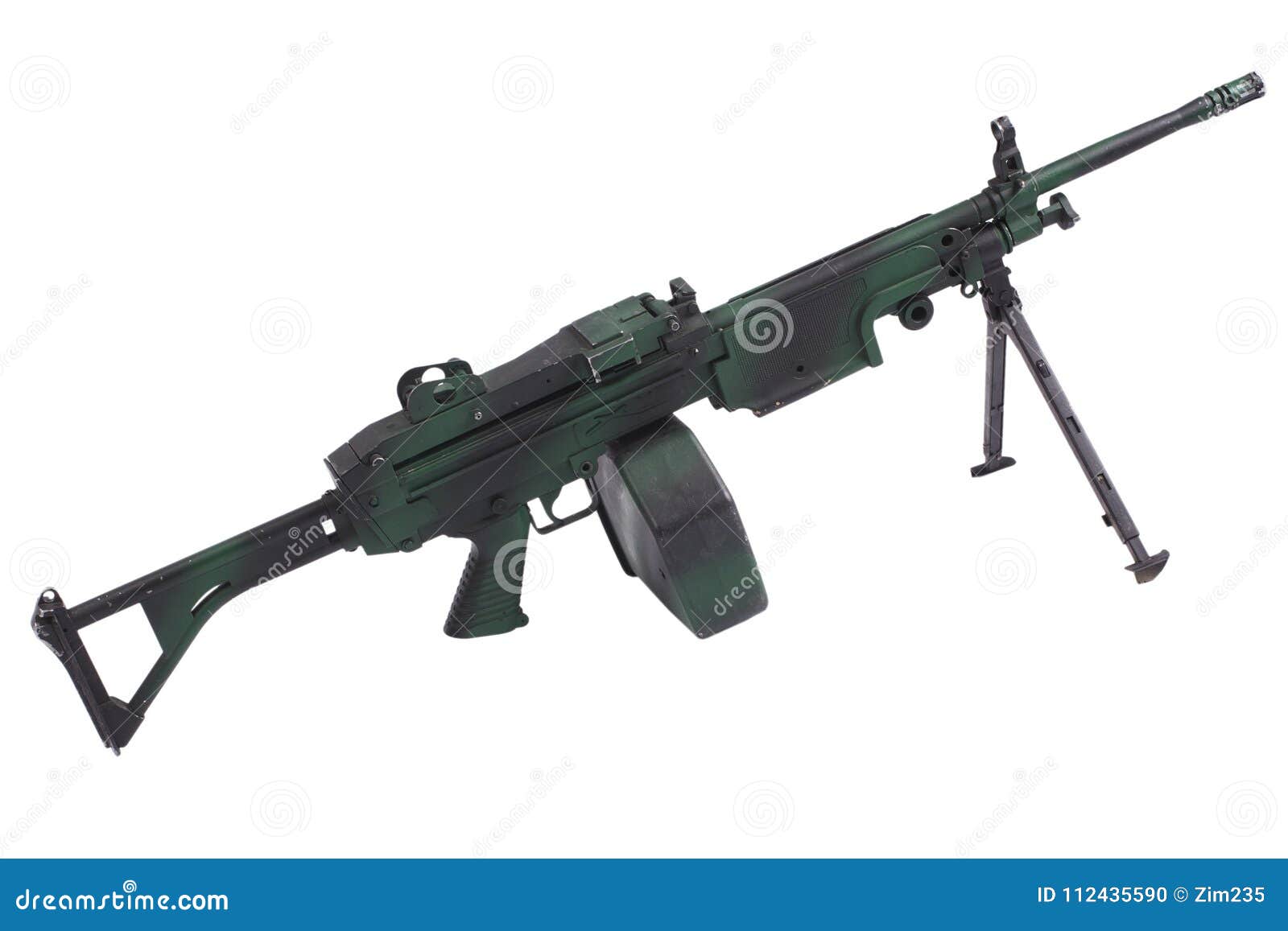 Machine gun stock photo. Image of swat, forces, army - 112435590