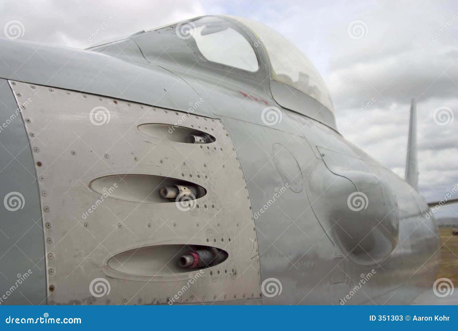 Machine Gun Jet Fighter stock image. Image of fast, aerodynamic - 351303