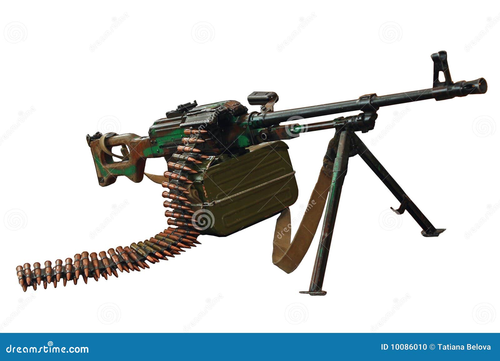 Machine gun kalashnikov stock photo. Image of military - 10086010