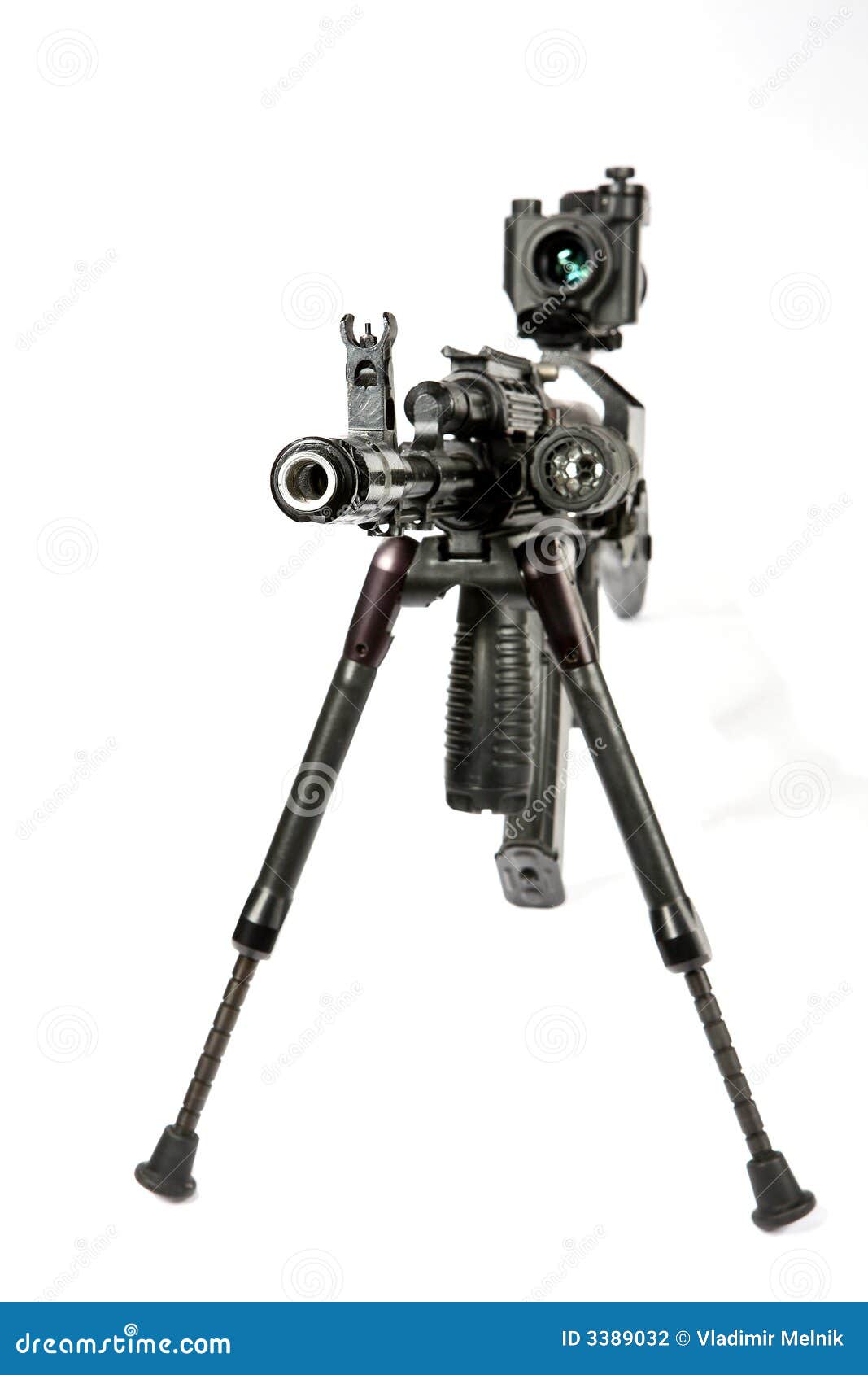 Submachine Gun Kalashnikov AK-47 Against The Wall Stock Photo ...