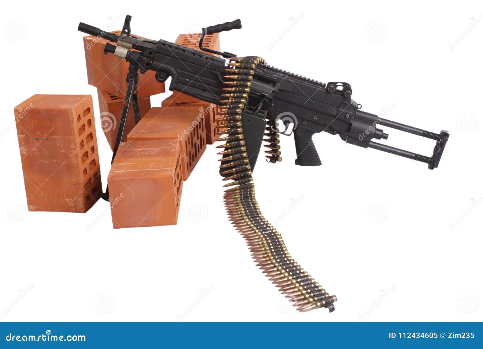 M60 Machine Gun On Position Stock Photography | CartoonDealer.com #33193730