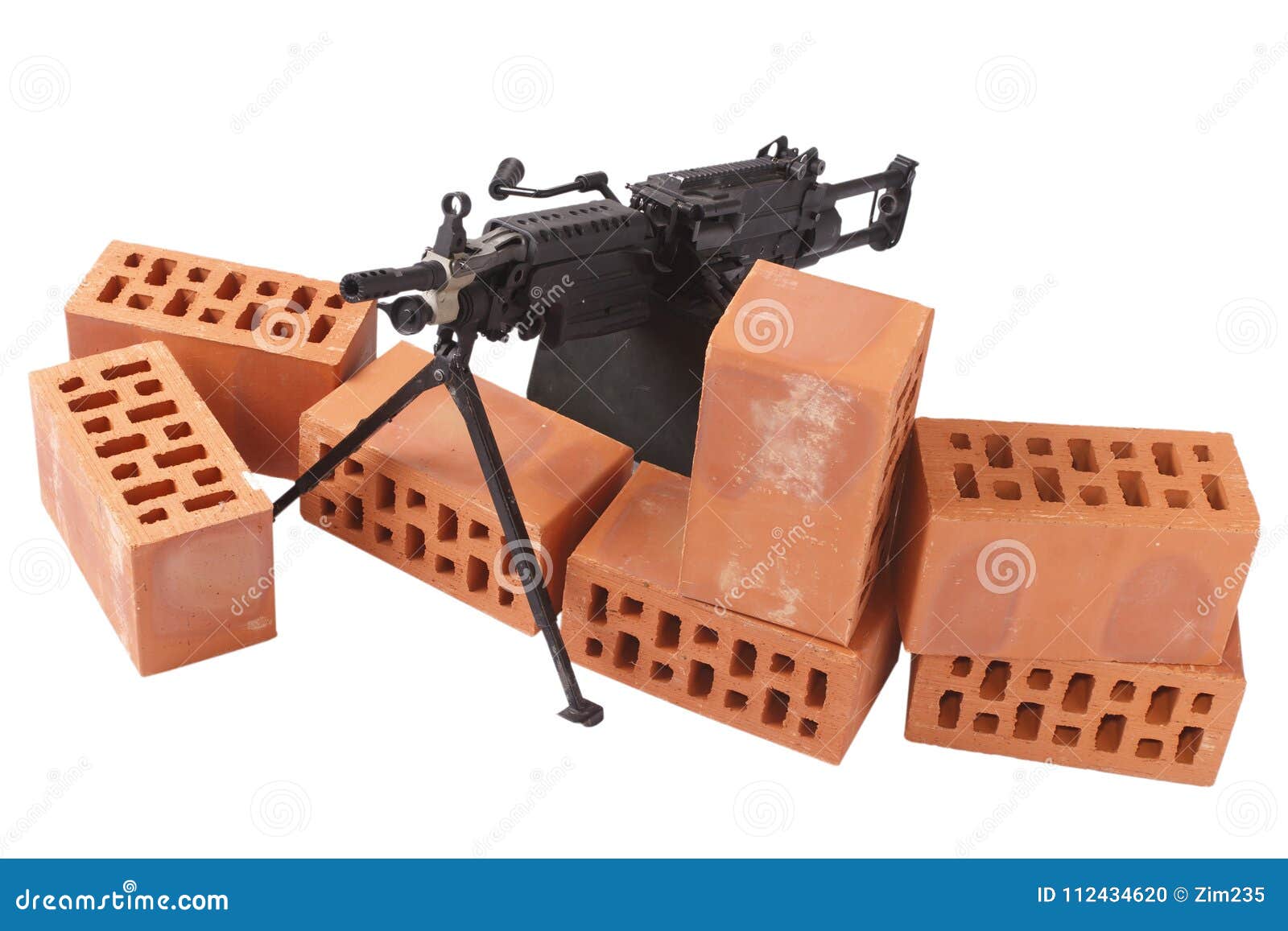 M60 Machine Gun On Position Stock Photography | CartoonDealer.com #33193730