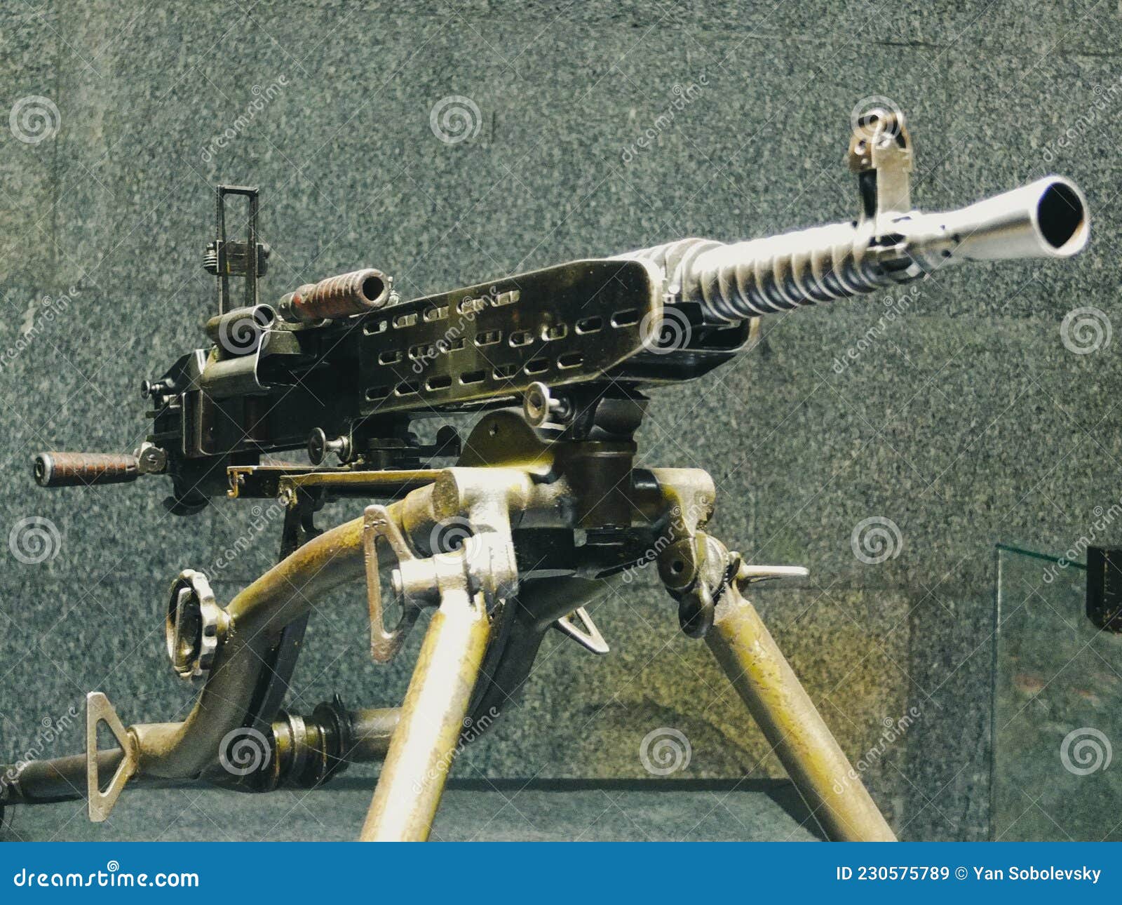 Machine Gun. the Second World War Stock Image - Image of history, armor ...