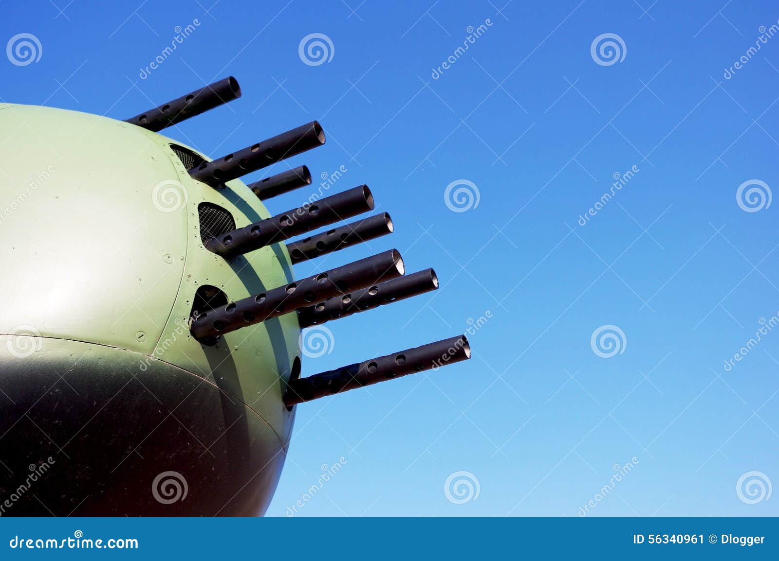 Machine gun turret. stock image. Image of bomber, turret - 56340961