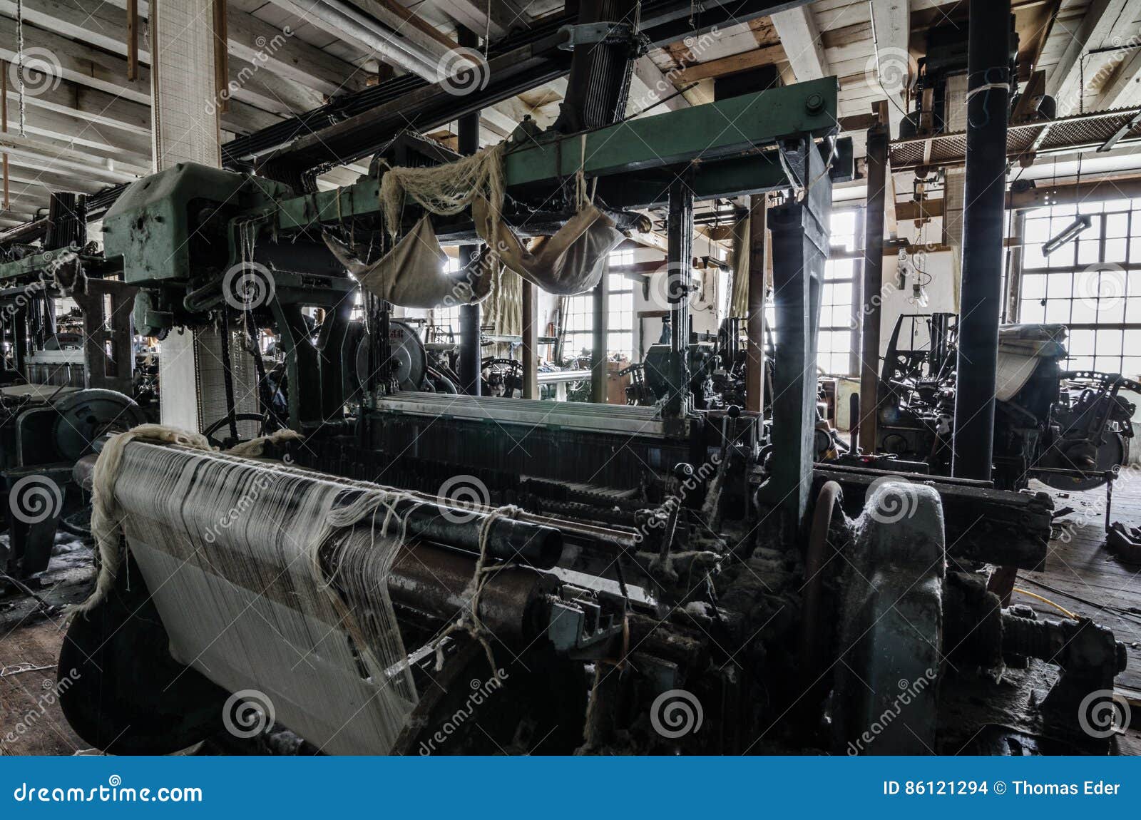 Machine Hall Of The Former Colliery In Gladbeck-Zweckel Royalty-Free ...