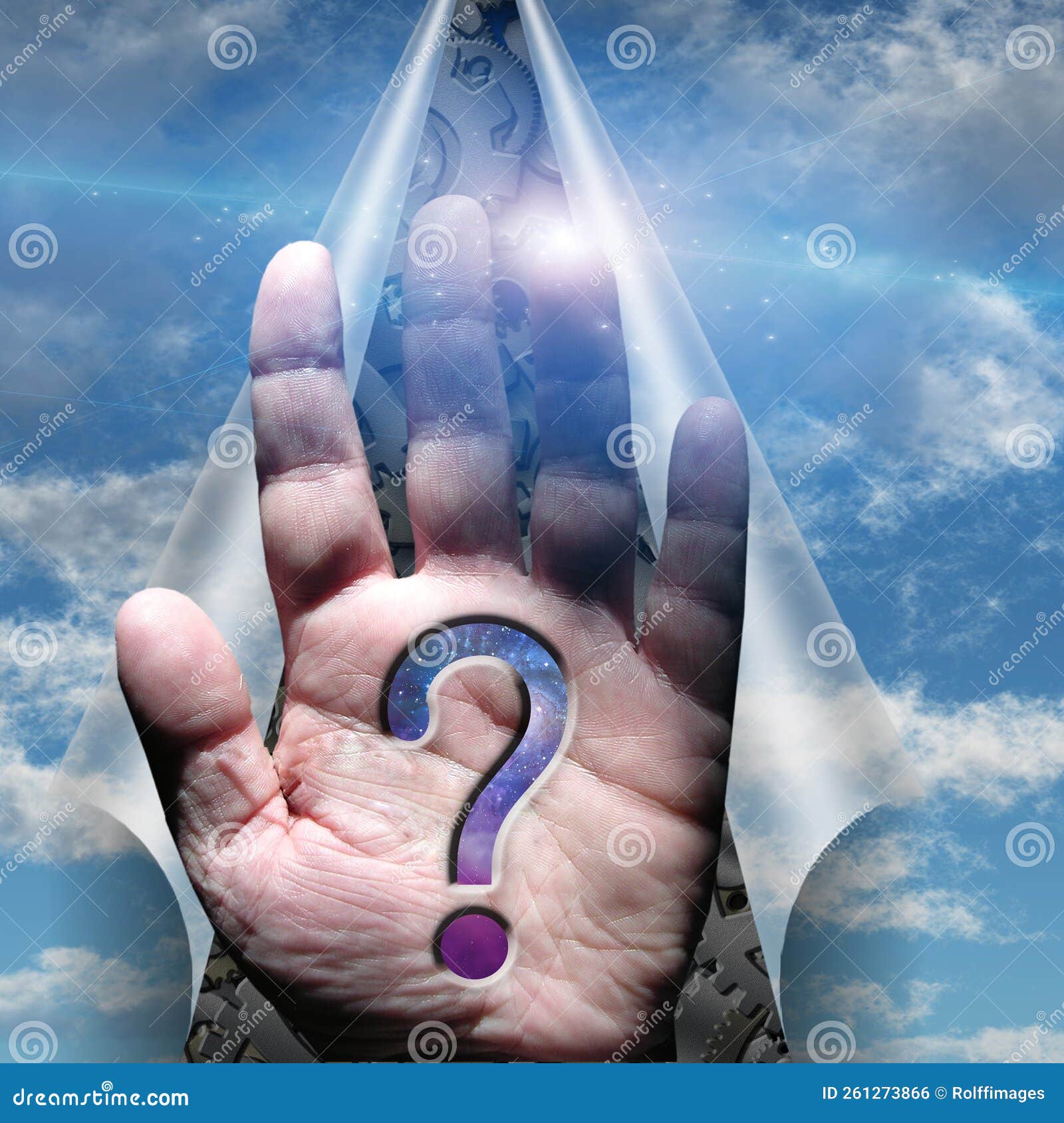 Machine hand question stock photo. Image of info, communicate - 261273866