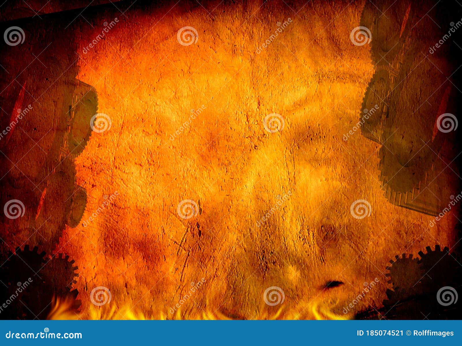 Machine hell stock image. Image of gearwheel, equipment - 185074521