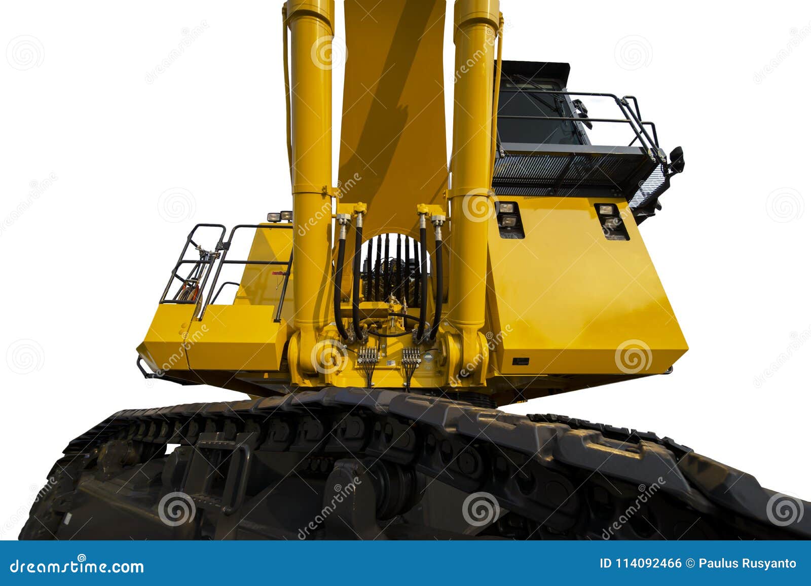 Machine Hydraulique D'une Excavatrice Photo stock - Image du machine ...