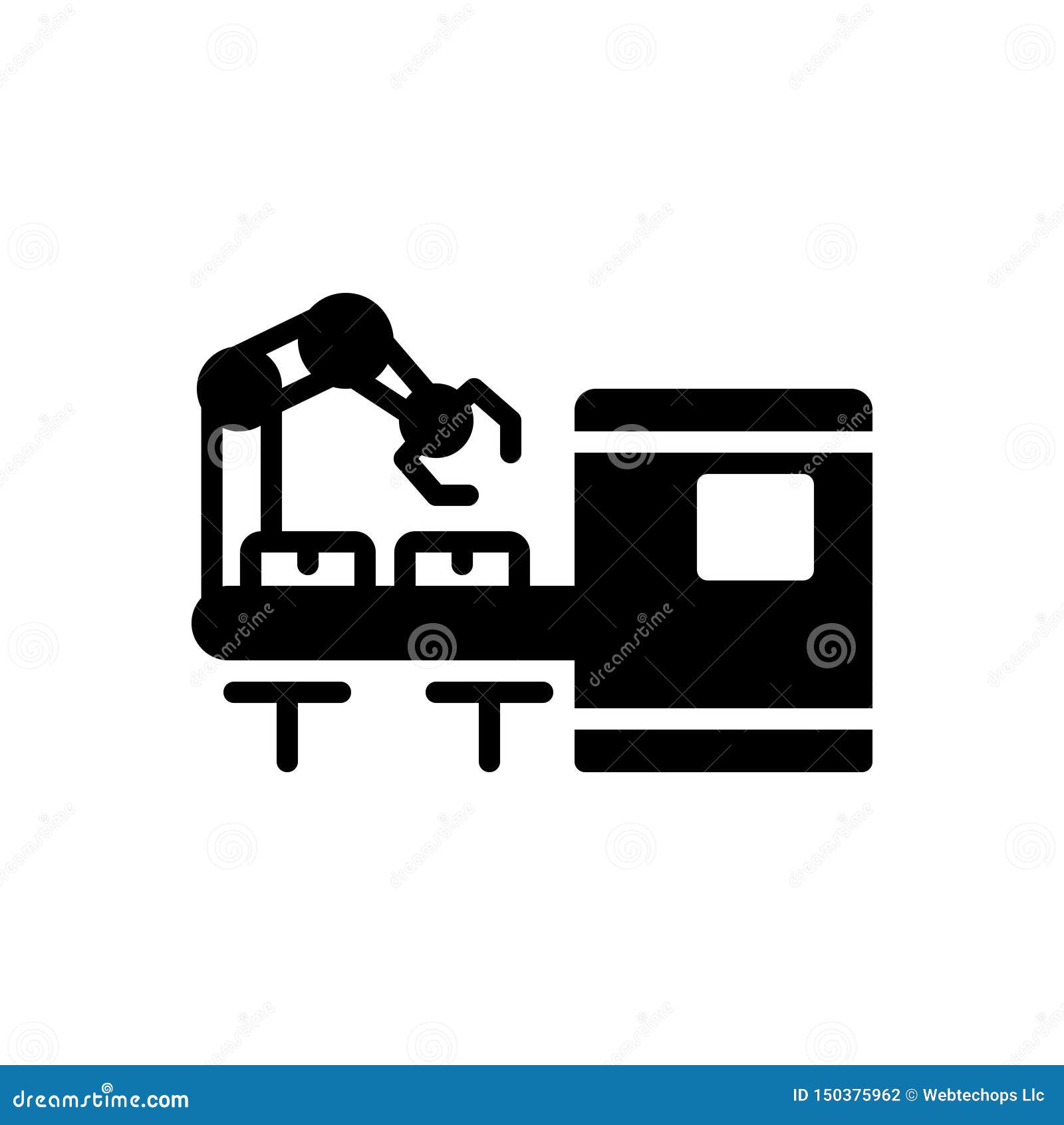 Black Solid Icon for Machine, Instrument and Modality Stock Vector ...