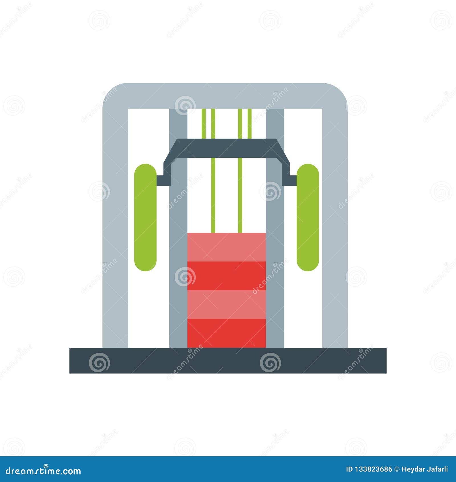 Machine Icon Vector Sign and Symbol Isolated on White Background Stock ...