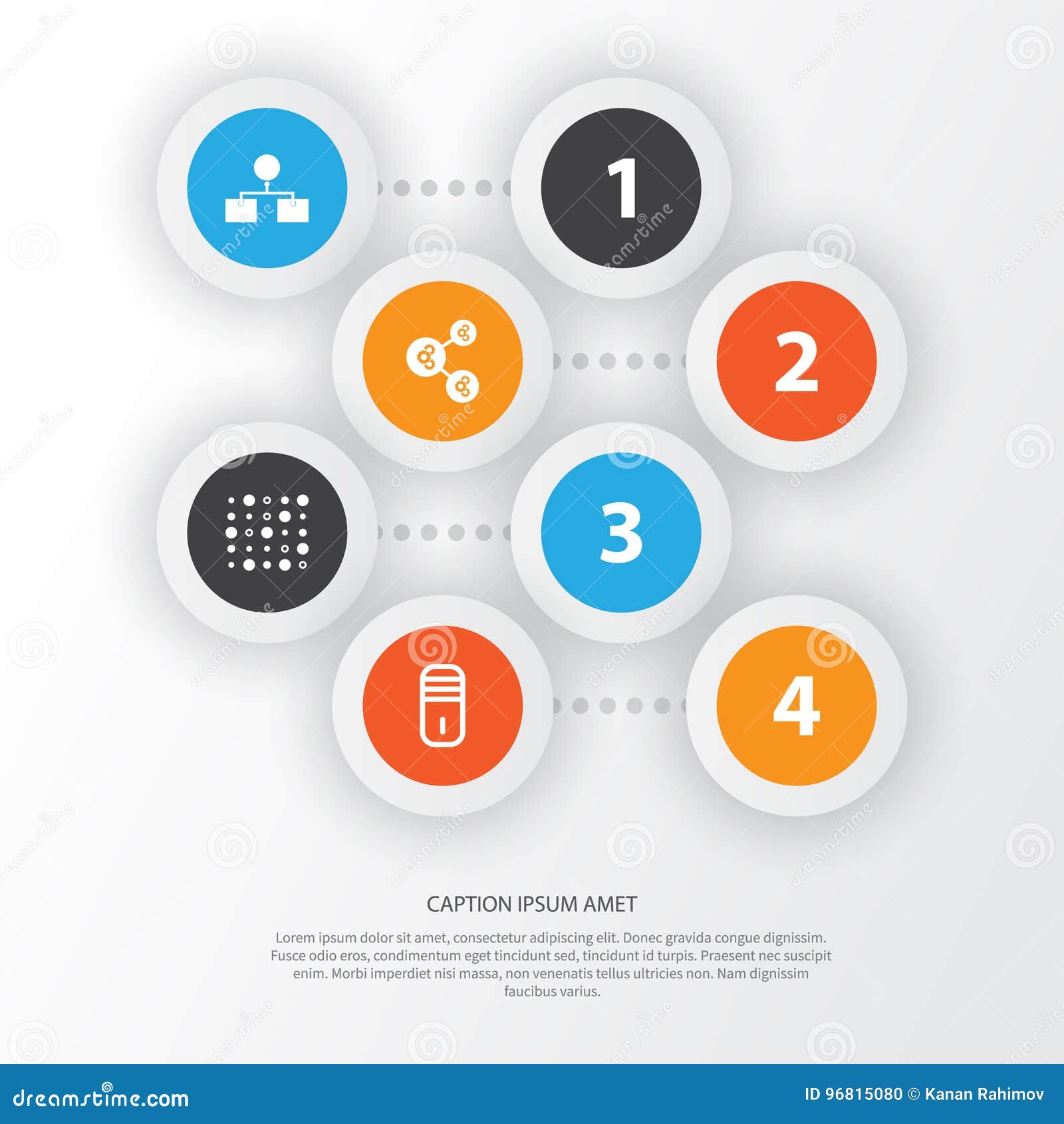 Machine Icons Set. Collection of Variable Architecture, Mainframe ...