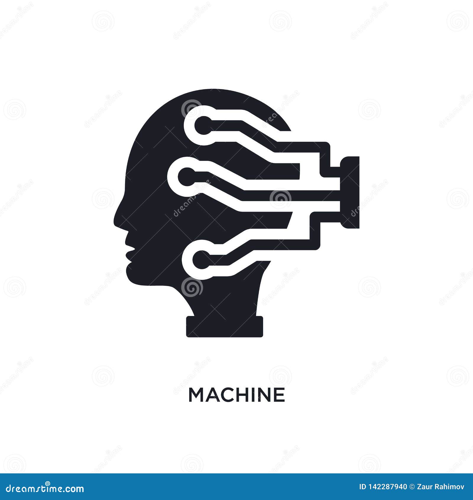Machine Isolated Icon. Simple Element Illustration from Artificial ...