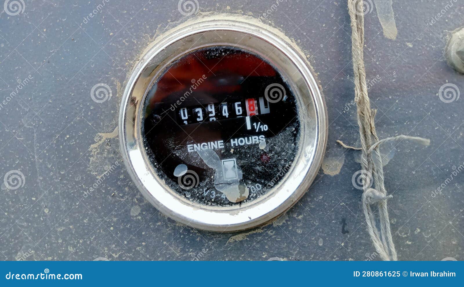 Machine Lap Time Which is Very Useful for Mining Stock Image - Image of ...