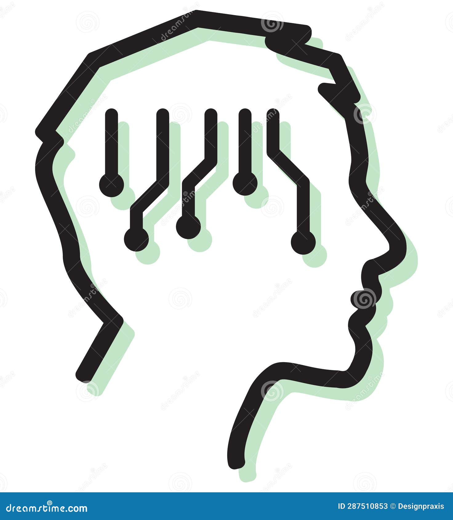 Machine Learning Abstract - Illustration Stock Illustration ...