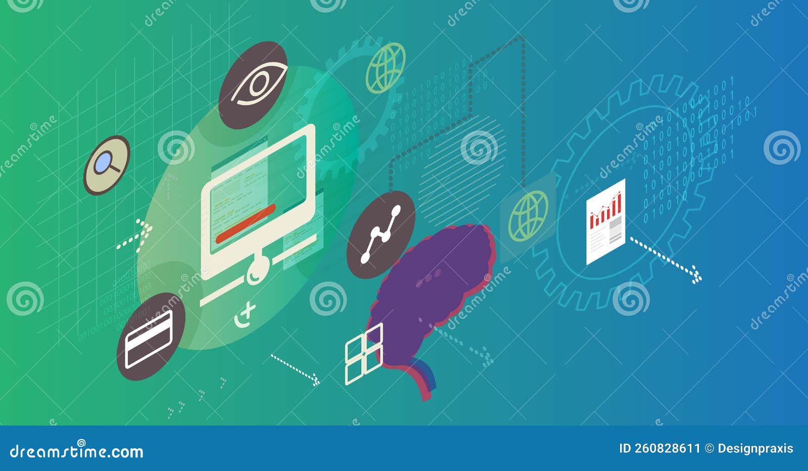 Machine Learning Abstract - Illustration Stock Illustration ... Machine Learning Abstract - Illustration Stock Illustration ...