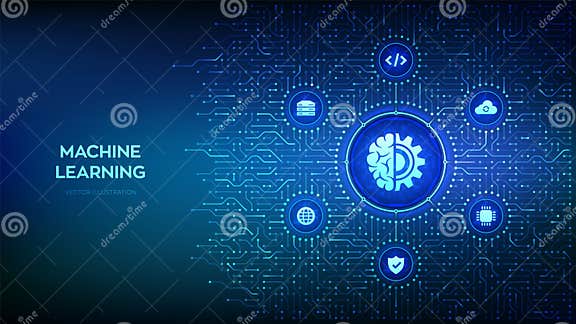 Machine Learning. AI Artificial Intelligence. Deep Learning. Data ...