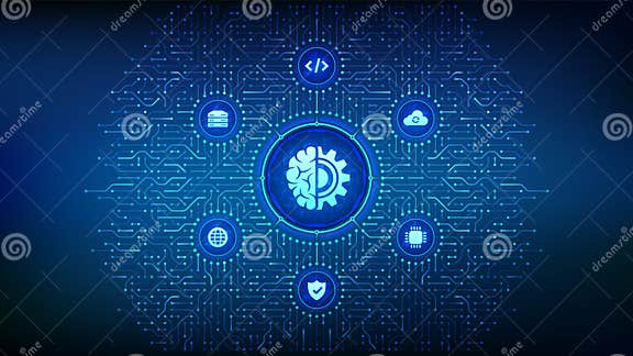 Machine Learning. AI Artificial Intelligence. Deep Learning. Data ...