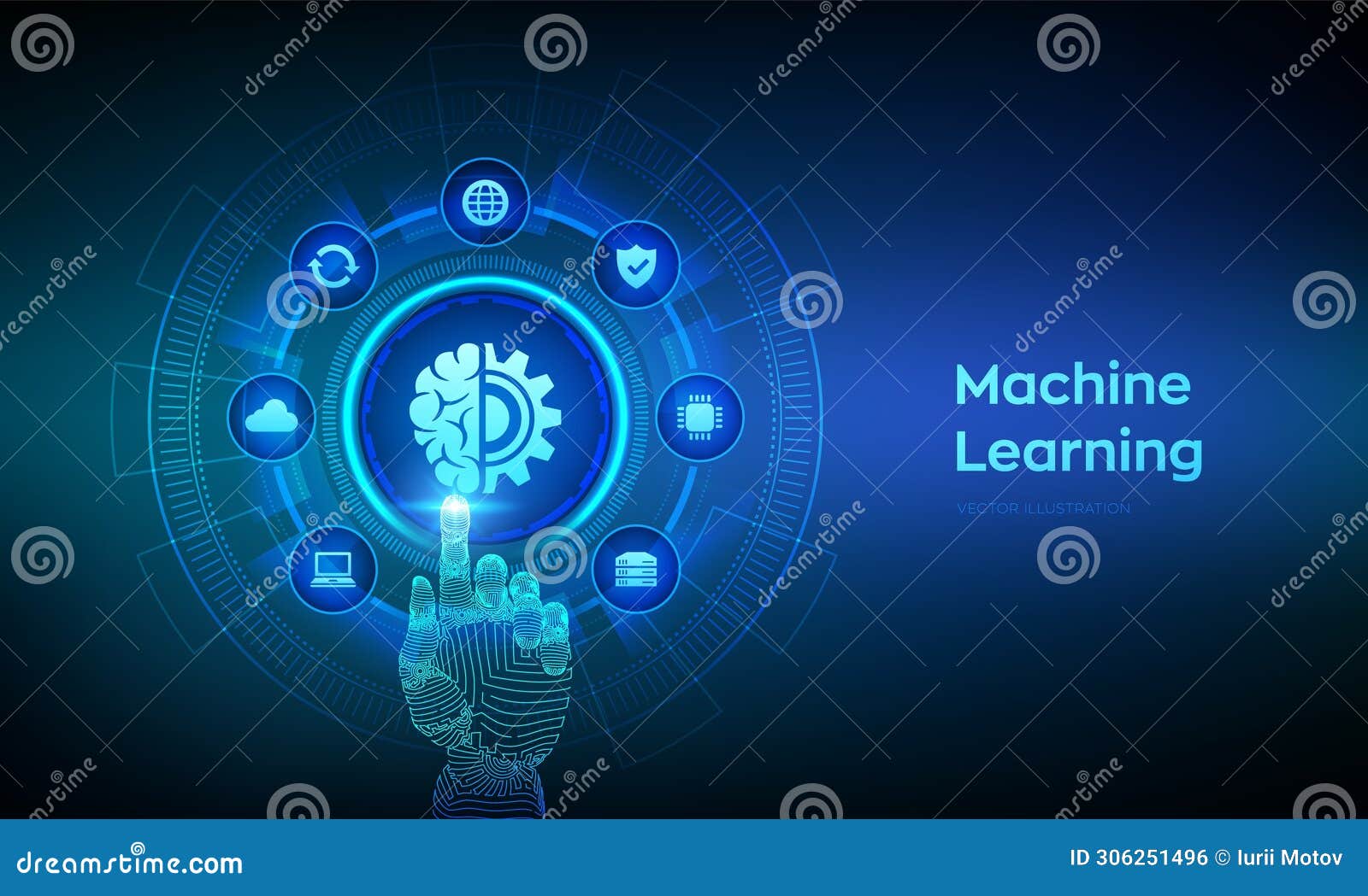 Machine Learning. AI Artificial Intelligence. Deep Learning Stock ...