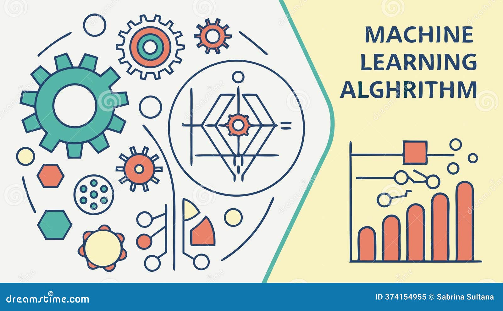 Algorithm, Gpu And Diagram Graph Icons Set. Intersection Arrows ...