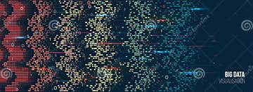 Machine Learning Algorithm. Waves Array Visual Concept. Big Data ...