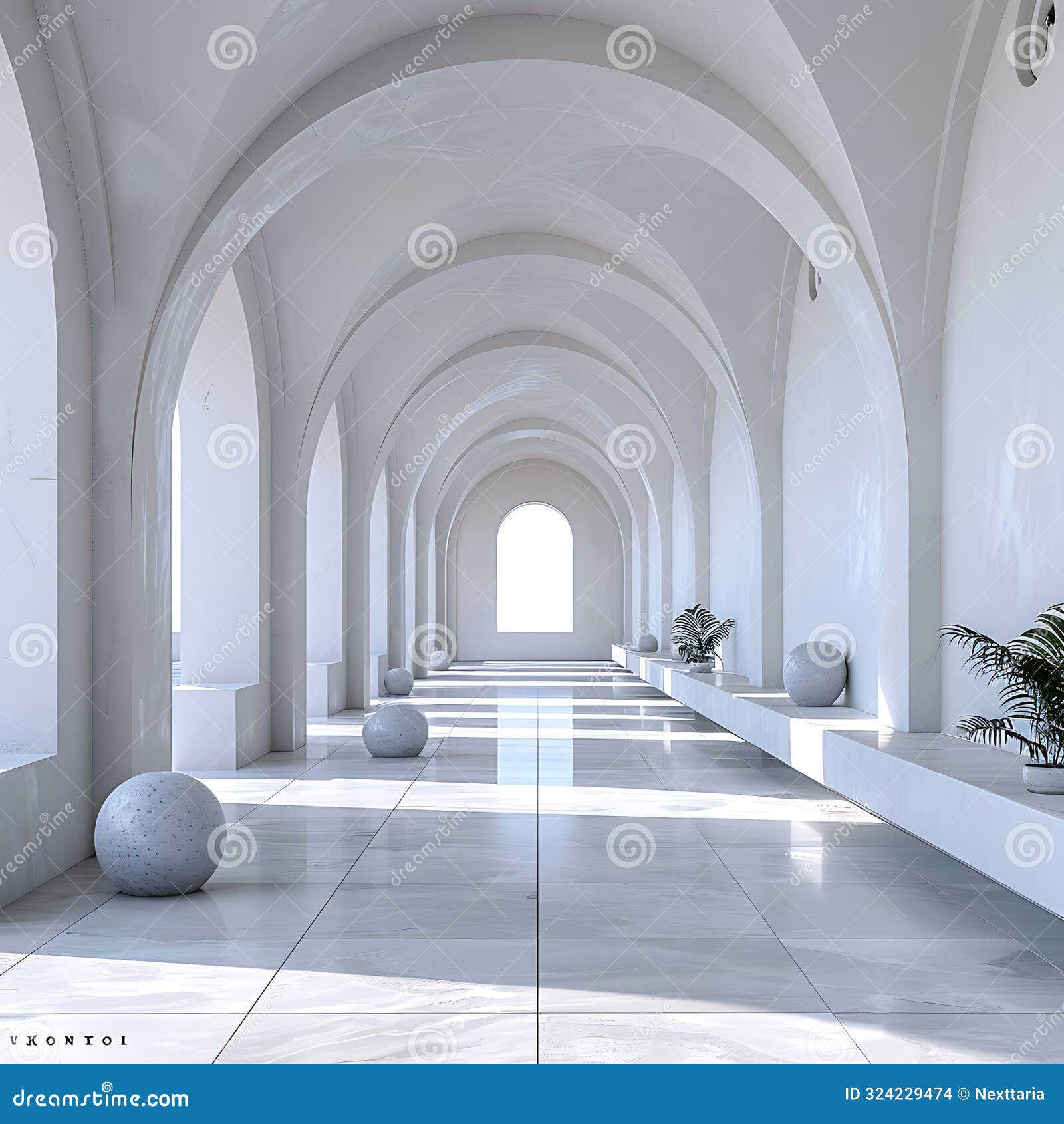 Machine Learning Architecture Minimalism Explained on White Background ...