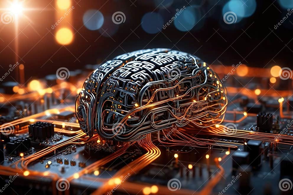 Machine Learning, Artificial Intelligence, AI, Deep Learning Blockchain Neural Network Concept ...