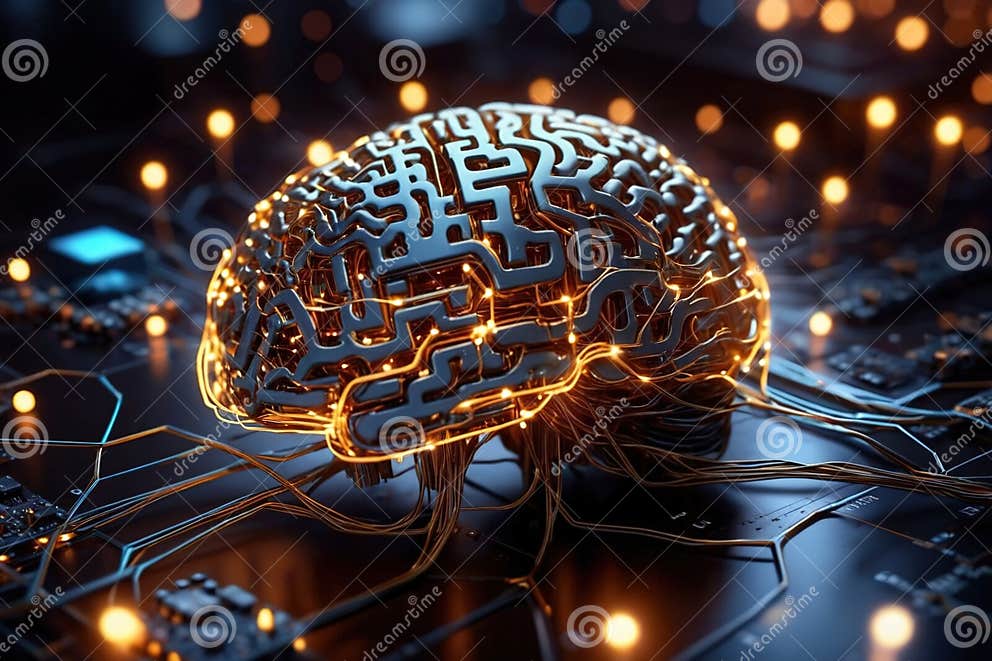 Machine Learning, Artificial Intelligence, AI, Deep Learning Blockchain Neural Network Concept ...