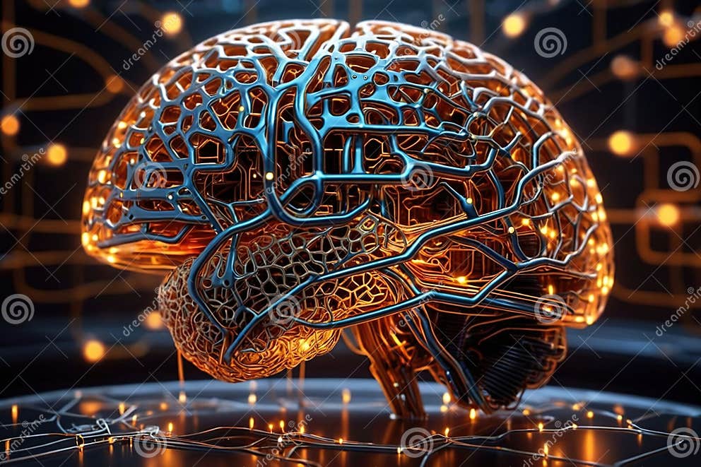 Machine Learning, Artificial Intelligence, AI, Deep Learning Blockchain Neural Network Concept ...