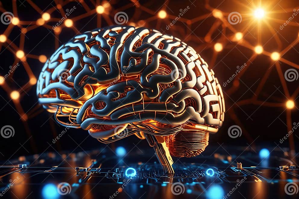 Machine Learning, Artificial Intelligence, AI, Deep Learning Blockchain Neural Network Concept ...