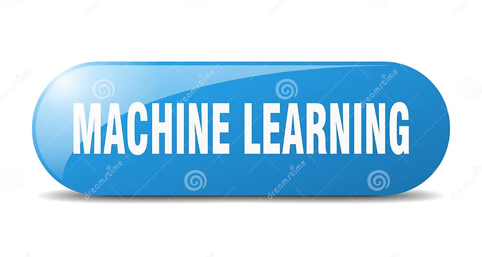 Machine Learning Button. Machine Learning Sign. Key. Push Button Stock ...