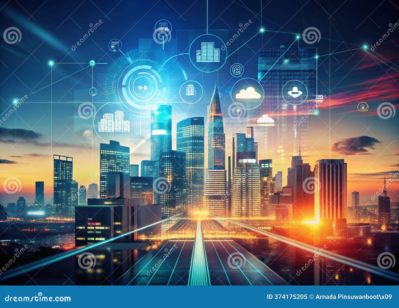 Introductory Phase Blue Gradient Concept Icon Cartoon Vector | CartoonDealer.com #252812861